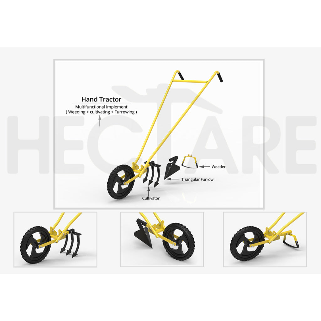 Buy Hectare Wheel Hoe 3-in-1 Tool Online – MyBageecha