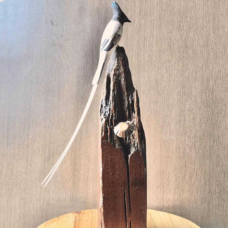Exotic Paradise Flycatcher Wooden Base Table Tops – myBageecha