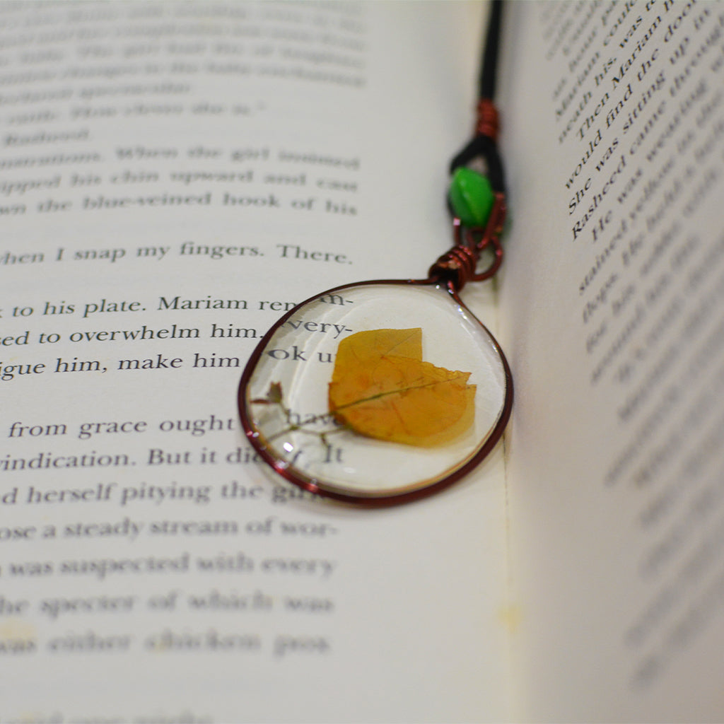 Amber Opus Bookmark