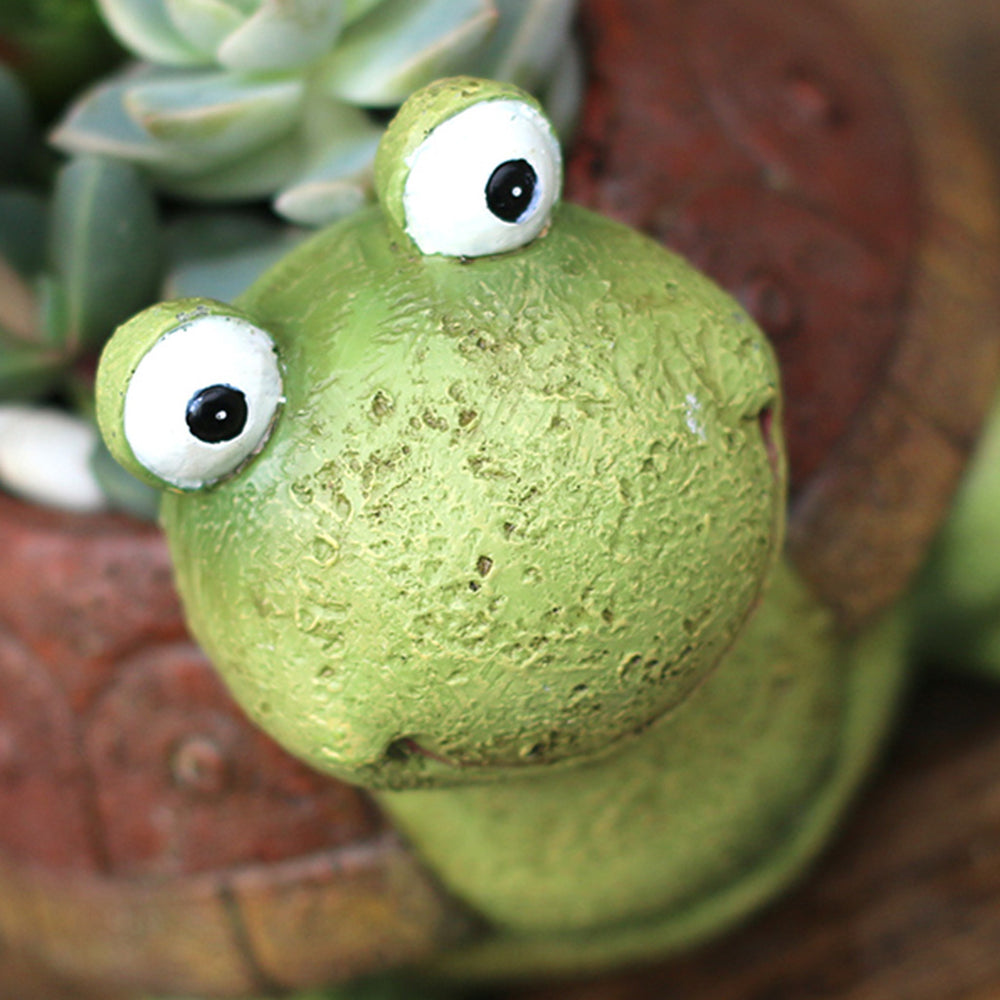 Cute Tortoise Resin Succulent Pot