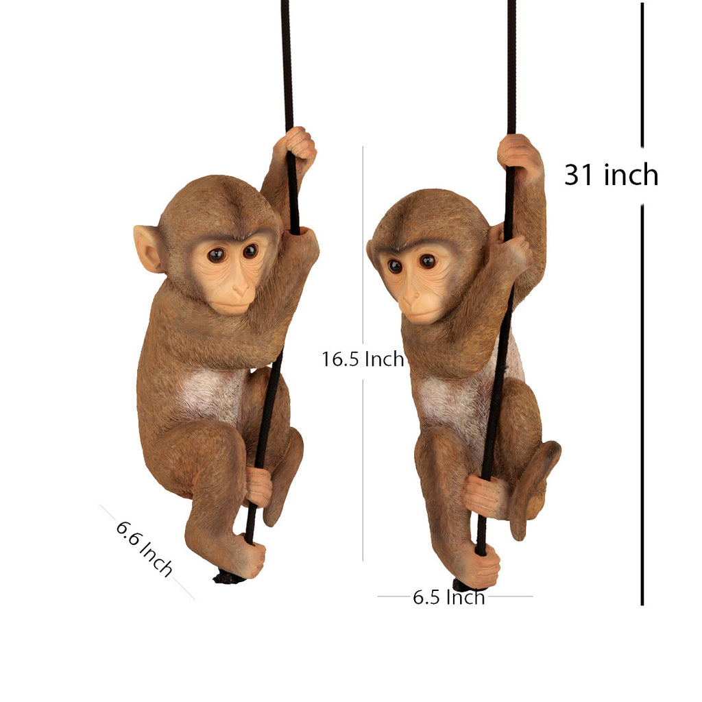 Monkey Climbing Rope Decor